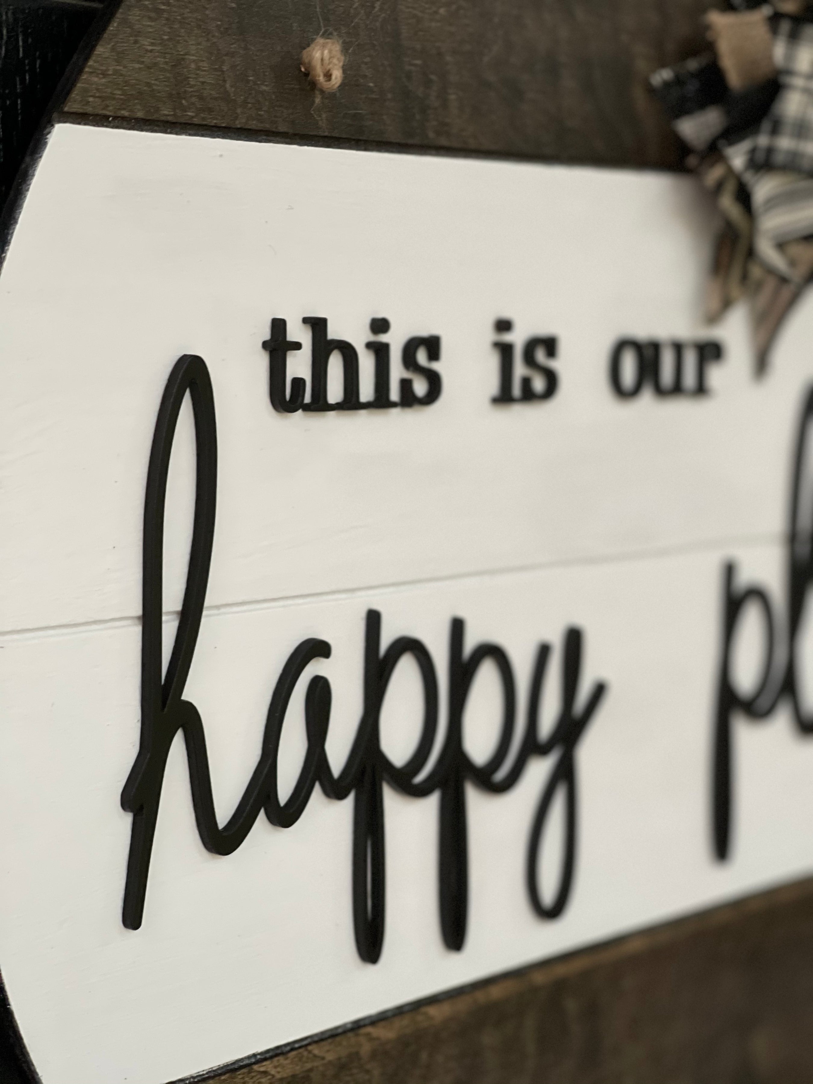 This is Our Happy Place Shiplap Door or Wall Hanger – Root 937